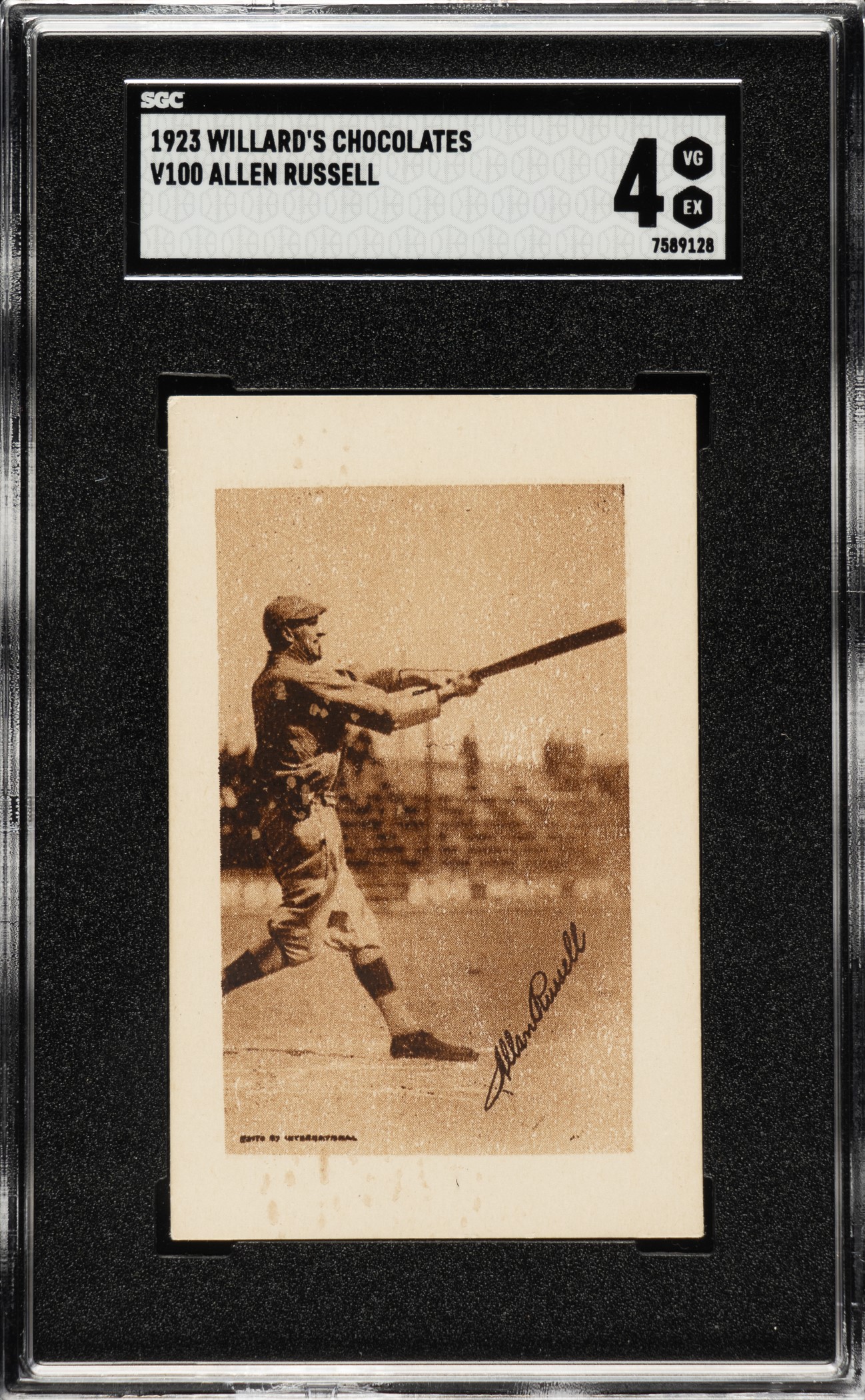 1923 V100 Willard's Chocolate Allen Russell SGC VG/EX 4 | REA Archive