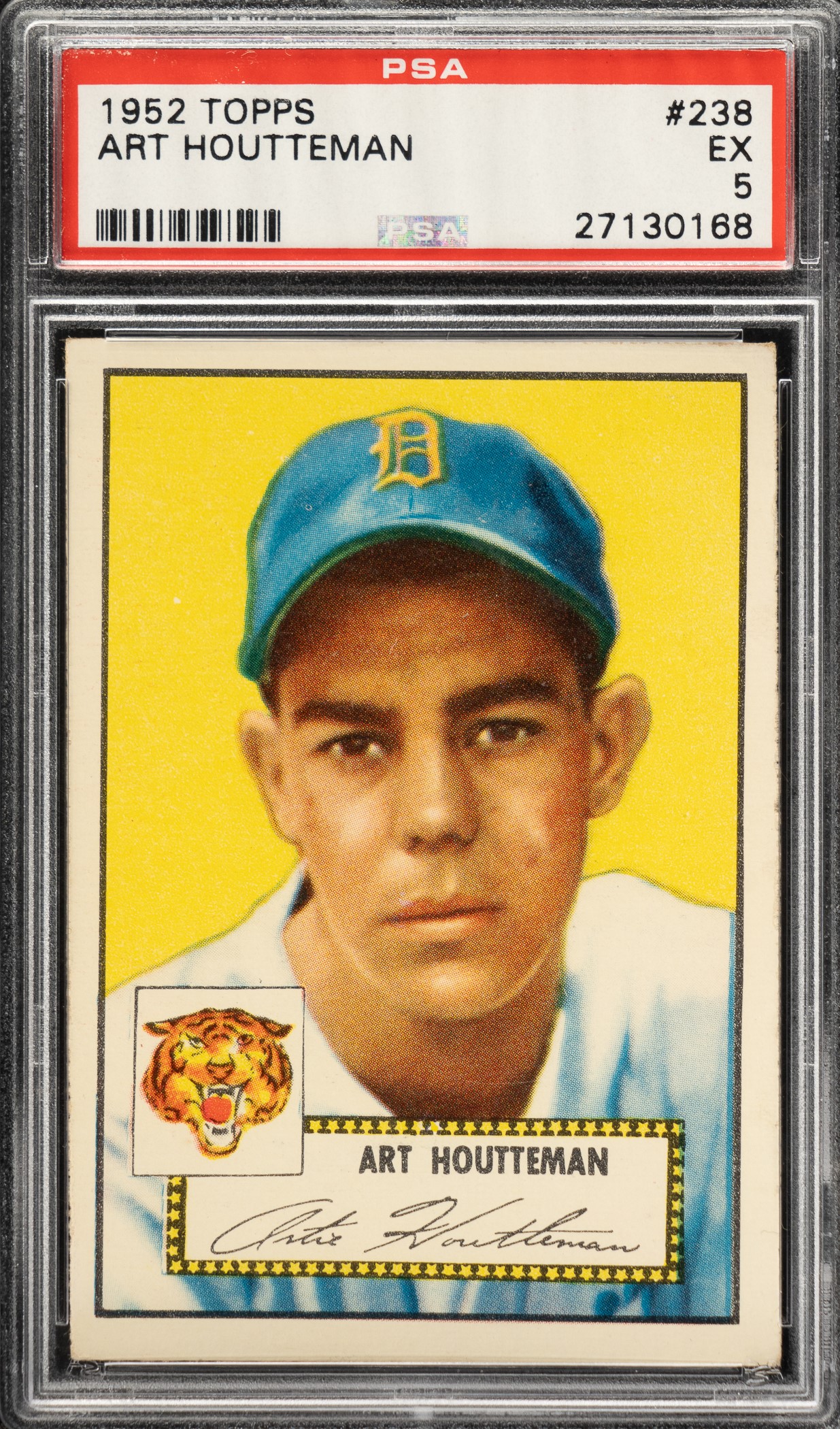 1952 Topps #238 Art Houtteman PSA EX 5 | REA Archive