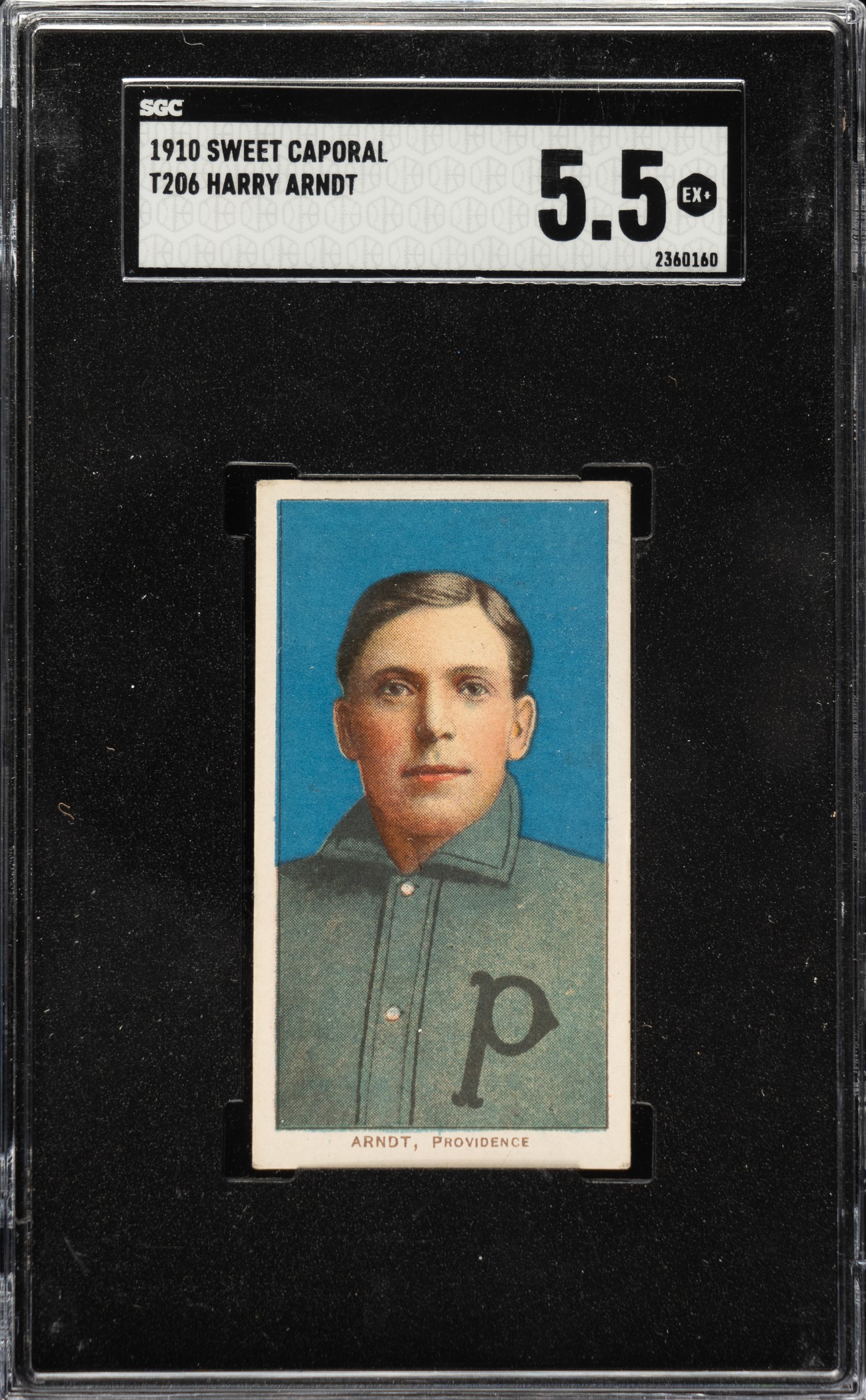 1909-1911 T206 White Border Harry Arndt SGC EX+ 5.5 | REA Archive