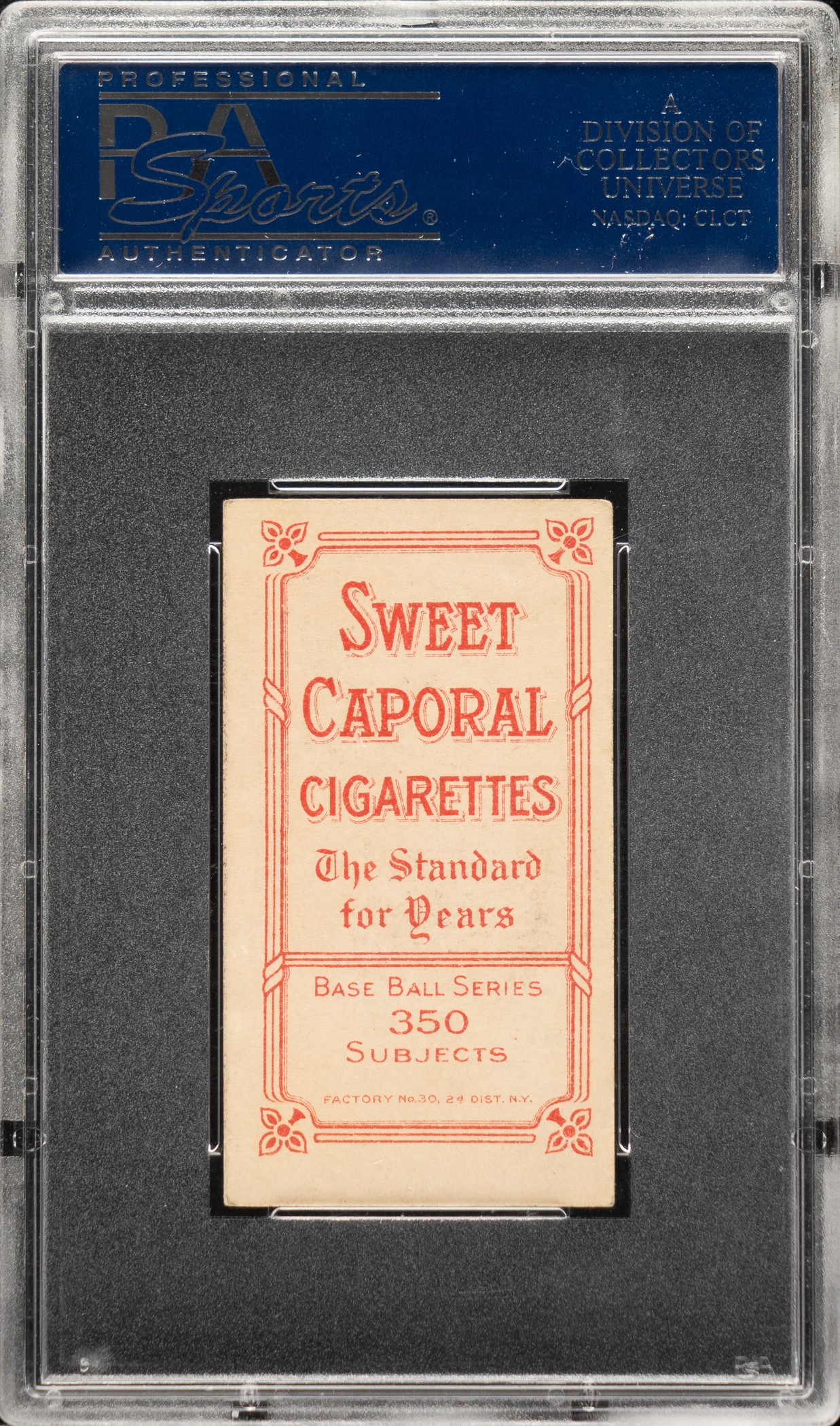 1909-1911 T206 White Border David Brain PSA EX 5 | REA Archive