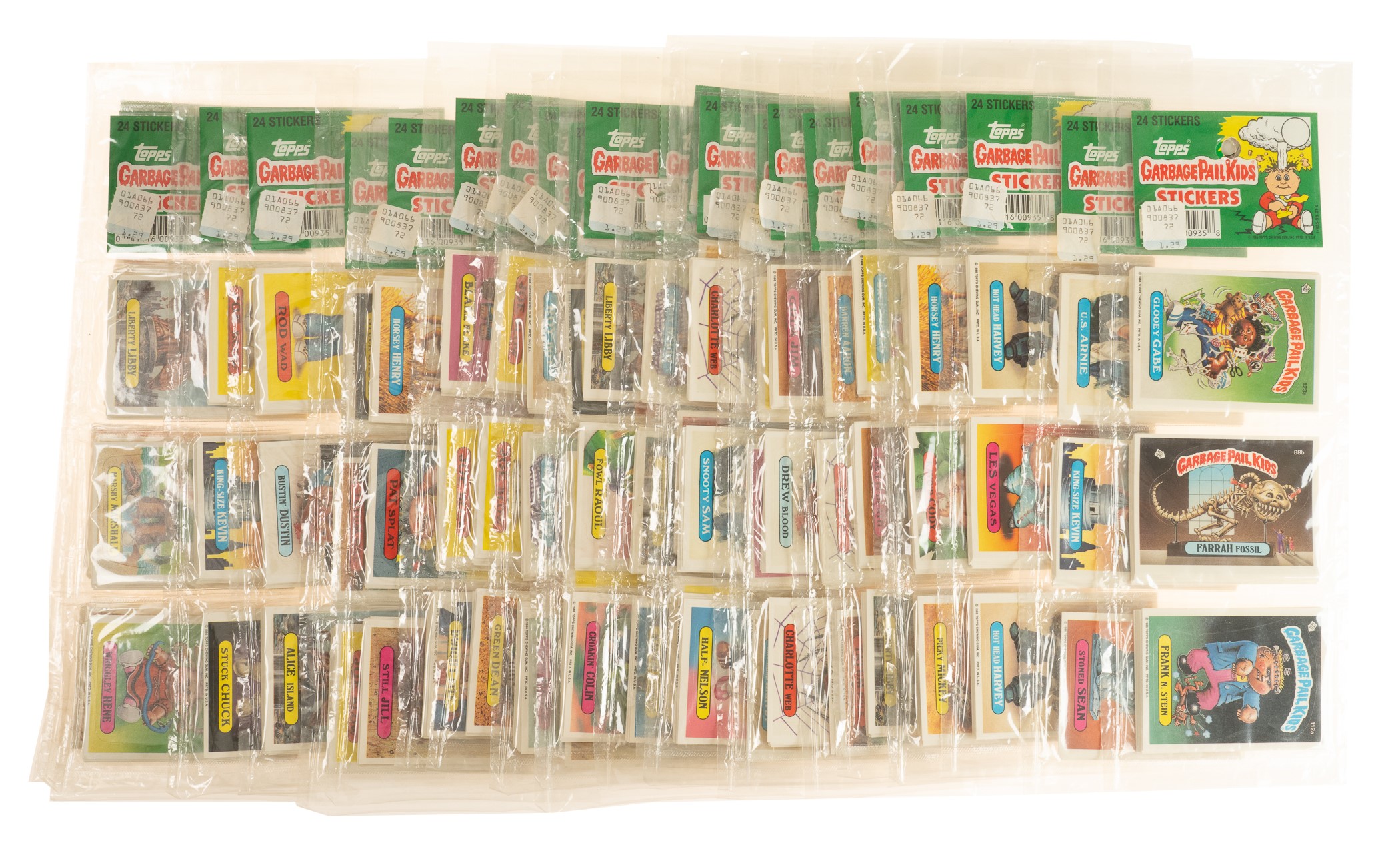 1986 Topps "Garbage Pail Kids" Third Series Unopened Rack Pack ...