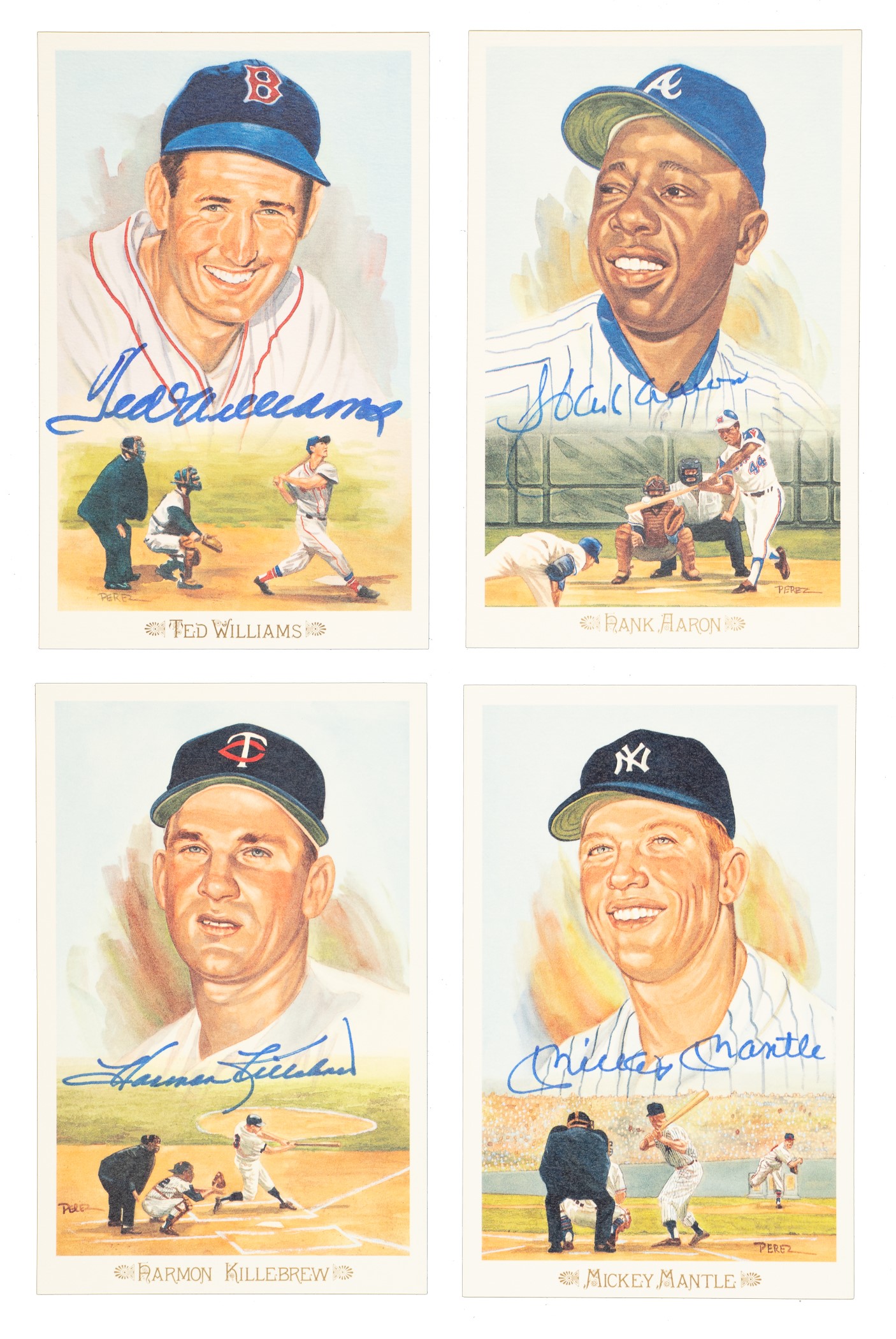 1989 Perez-Steele Celebration Complete Set (44) with 37 Signed Examples ...