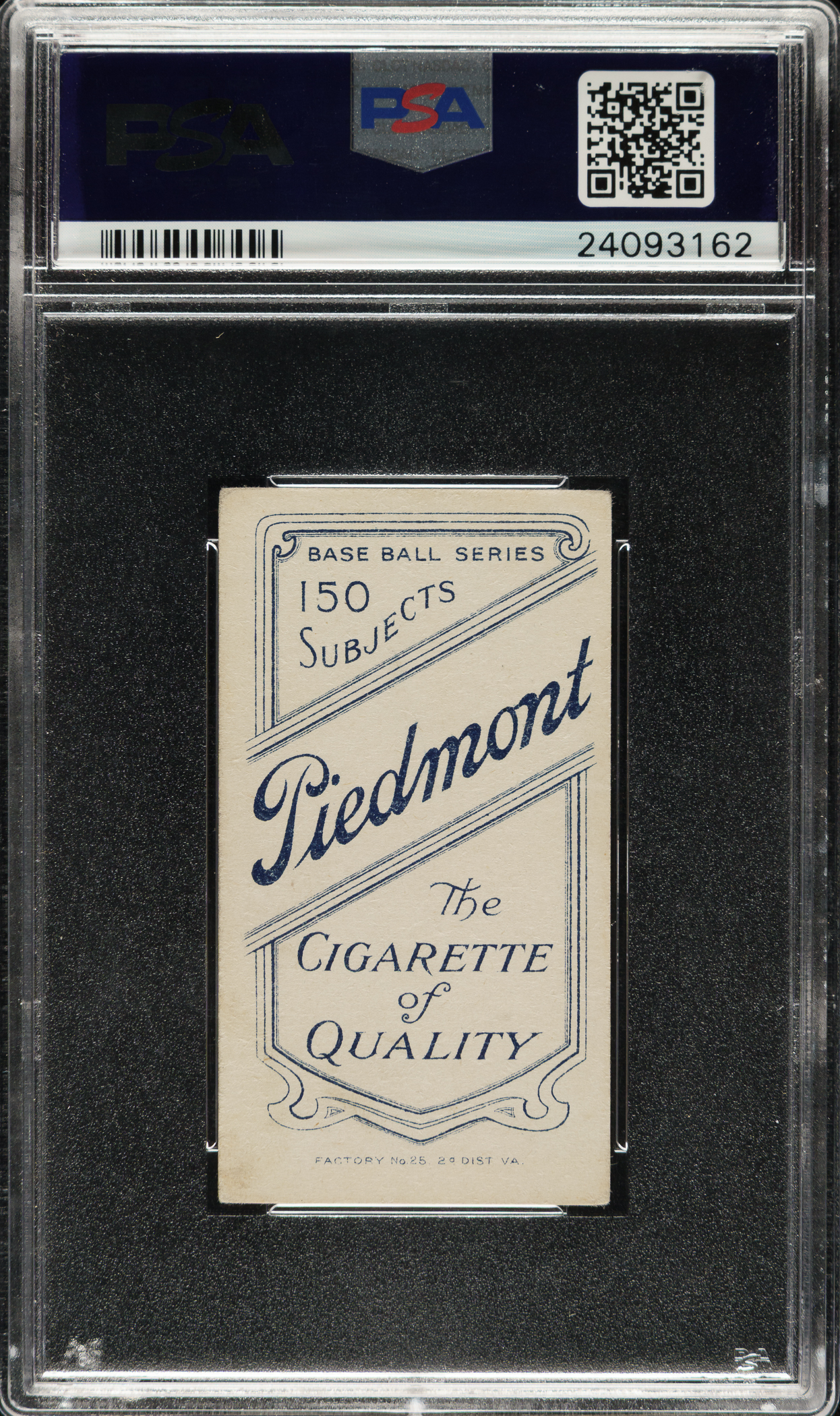 1909-1911 T206 White Border Ty Cobb Portrait Green Background PSA VG-EX ...