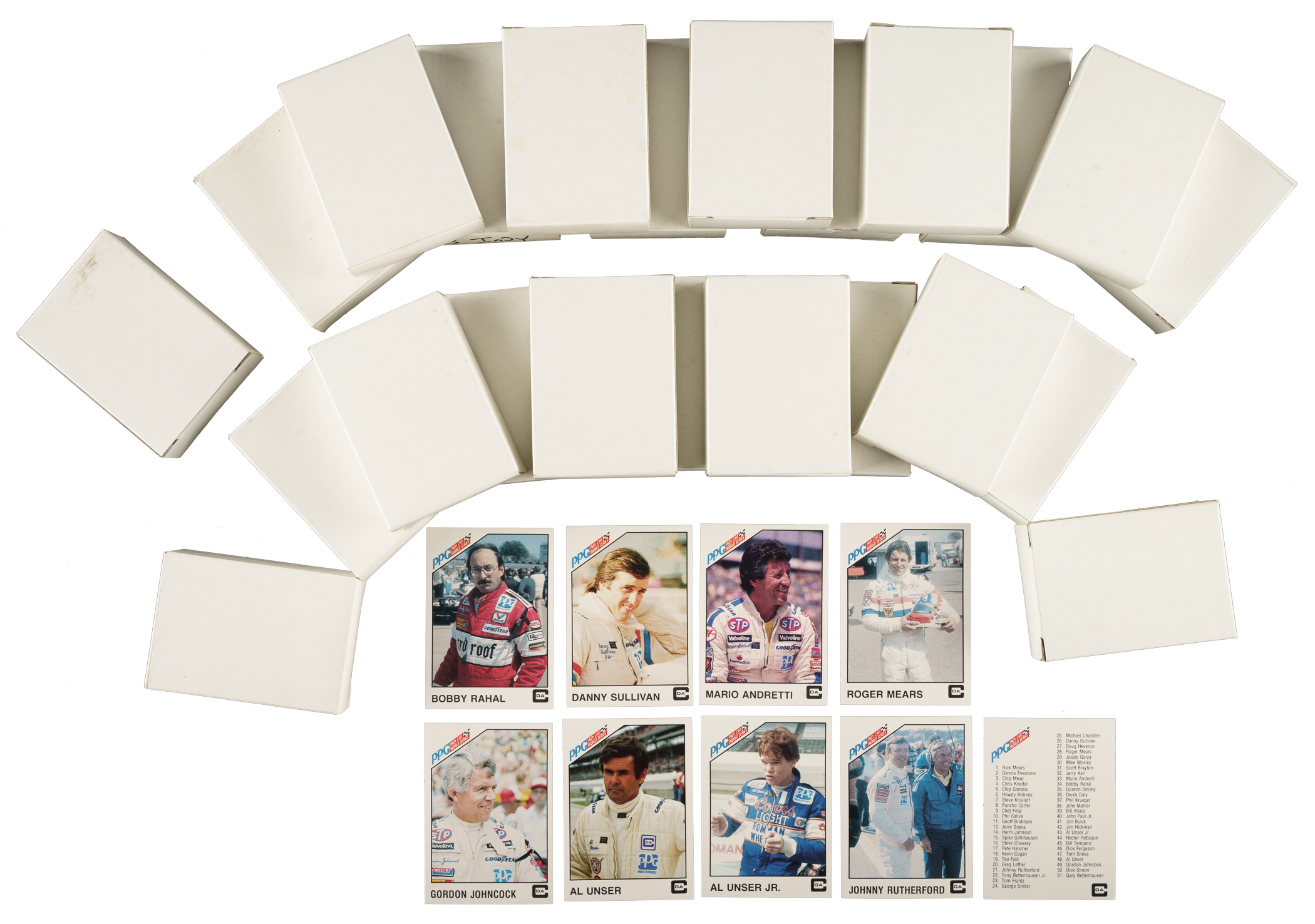 1983 PPG Indy Car World Series Racing Complete Set Collection (23) In ...