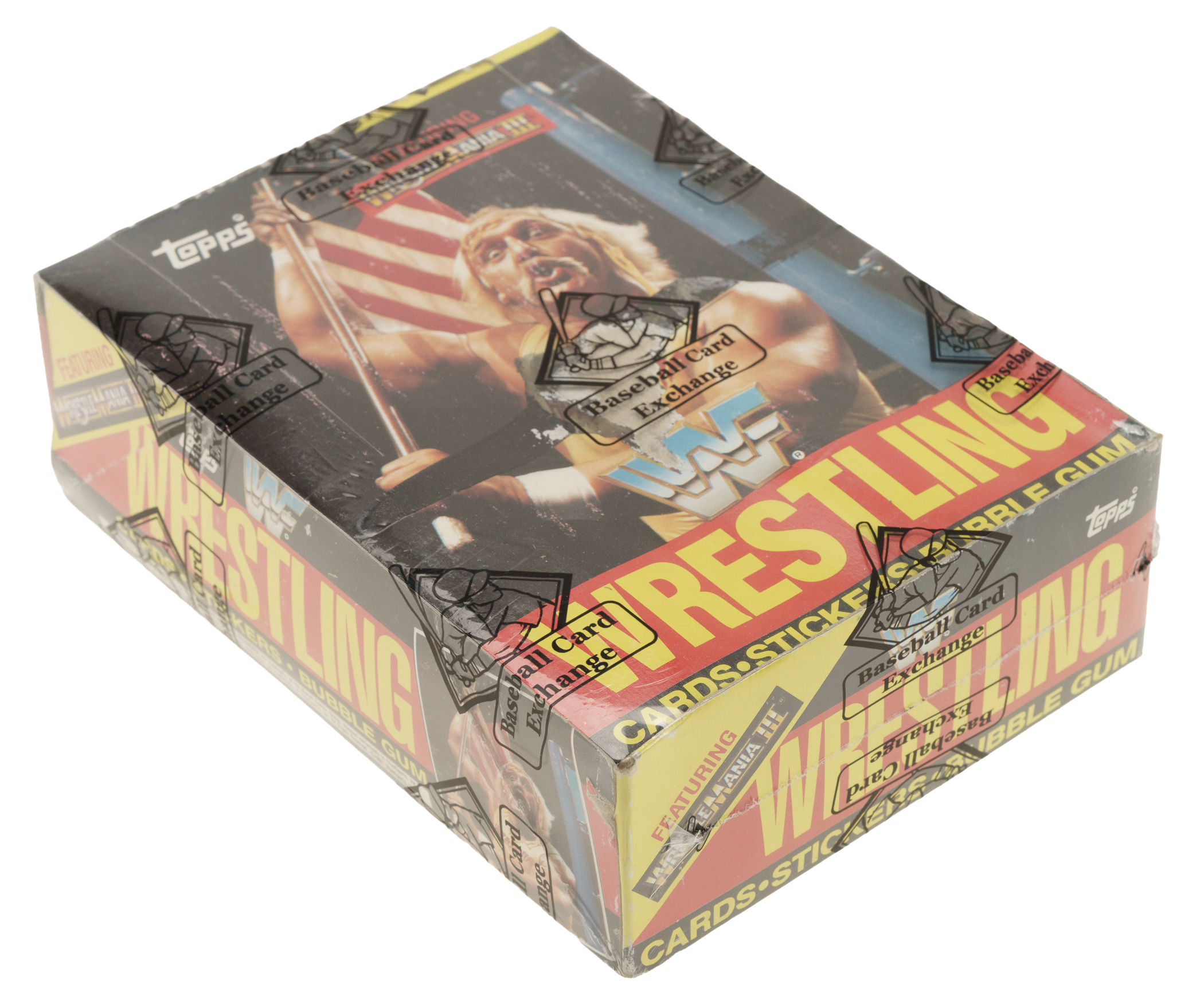 1987 Topps "WWF Wrestling" Unopened Wax Box (36 Packs) - BBCE | REA Archive