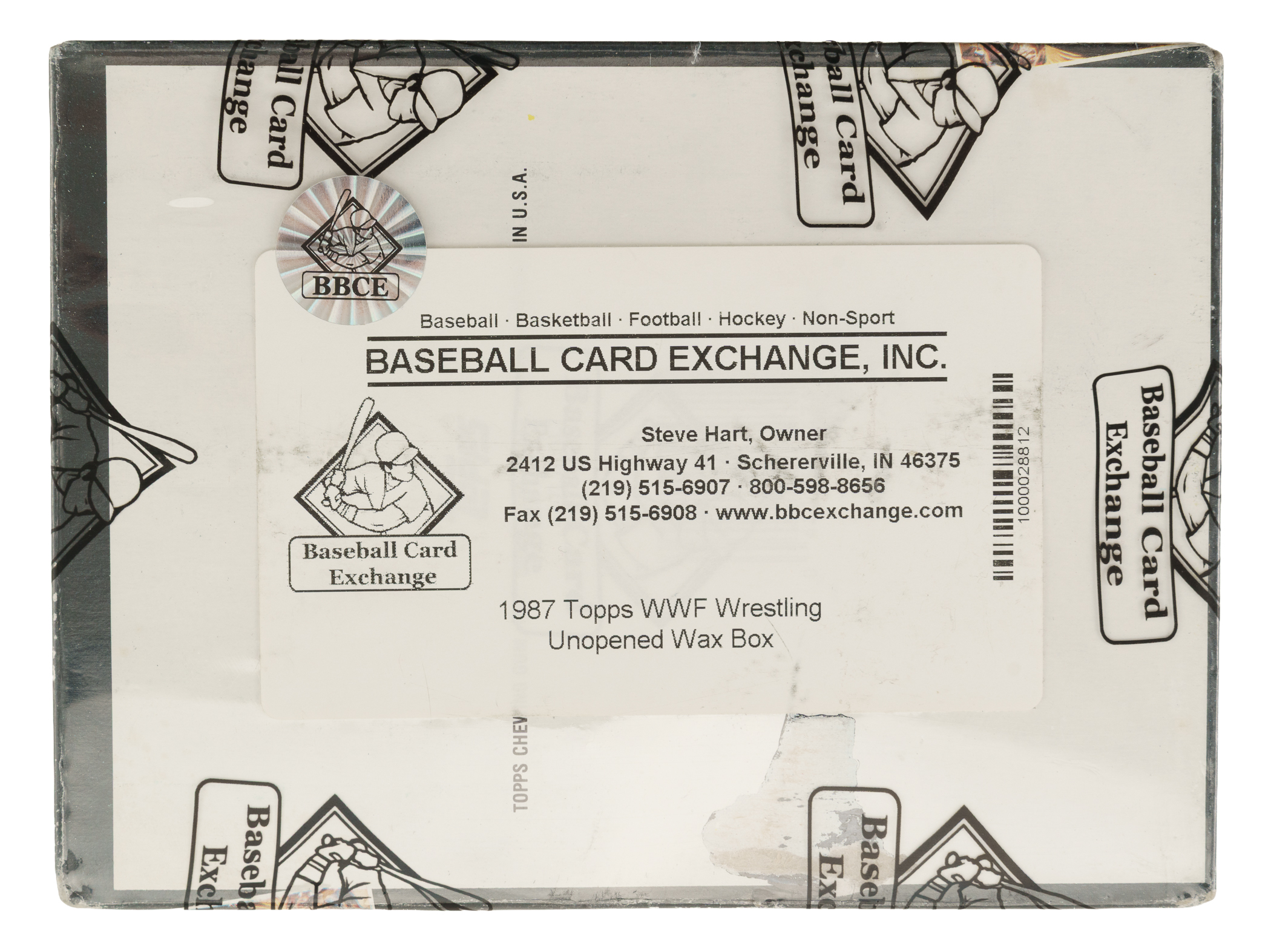 1987 Topps "WWF Wrestling" Unopened Wax Box (36 Packs) - BBCE | REA Archive