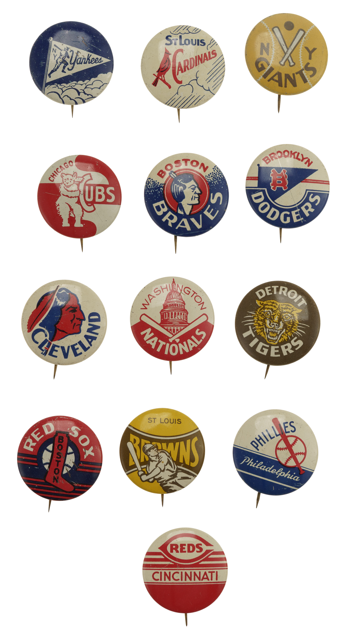 1950 F150 American Nut & Chocolate Pennants and Pins Collection (19 ...