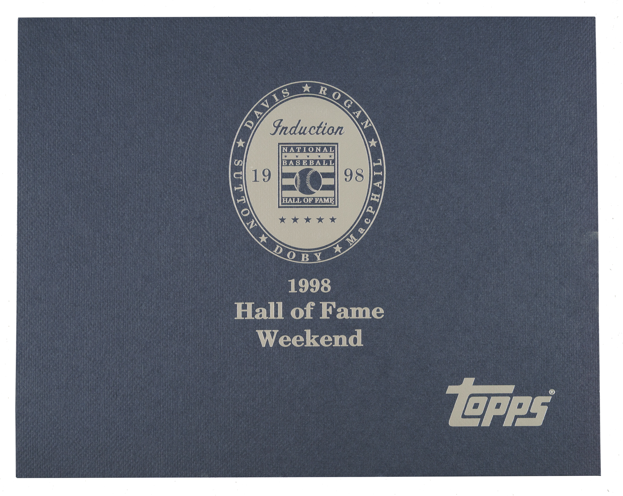 1998 Hall of Fame Weekend Multi-Signed Sheet with Tom Seaver, Yogi ...