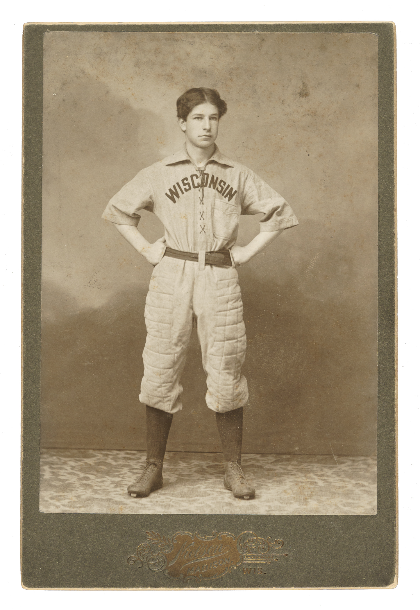 Circa 1900s Wisconsin Baseball Player Cabinet Card | REA Archive