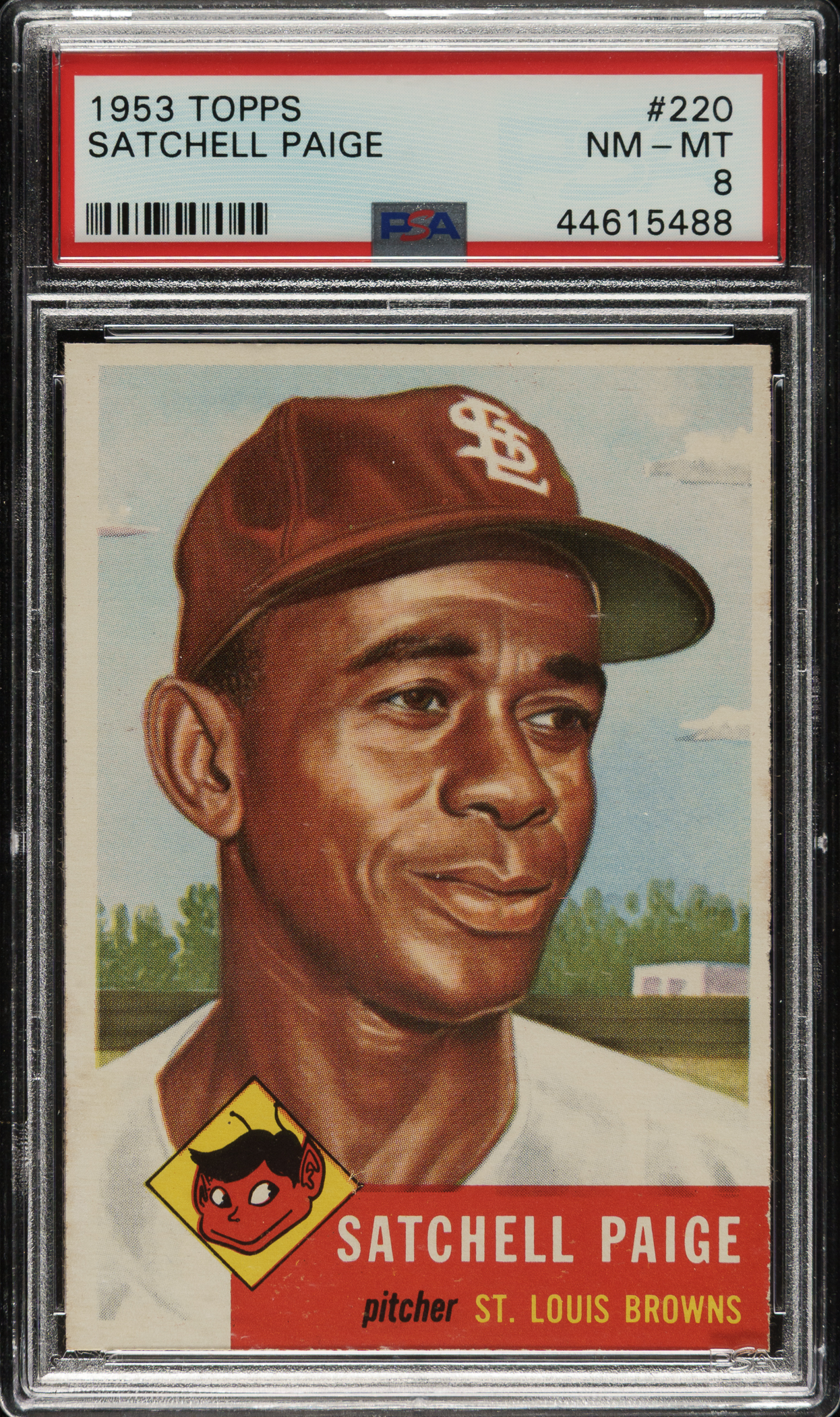 1953 Topps #220 Satchel Paige PSA NM-MT 8 | REA Archive