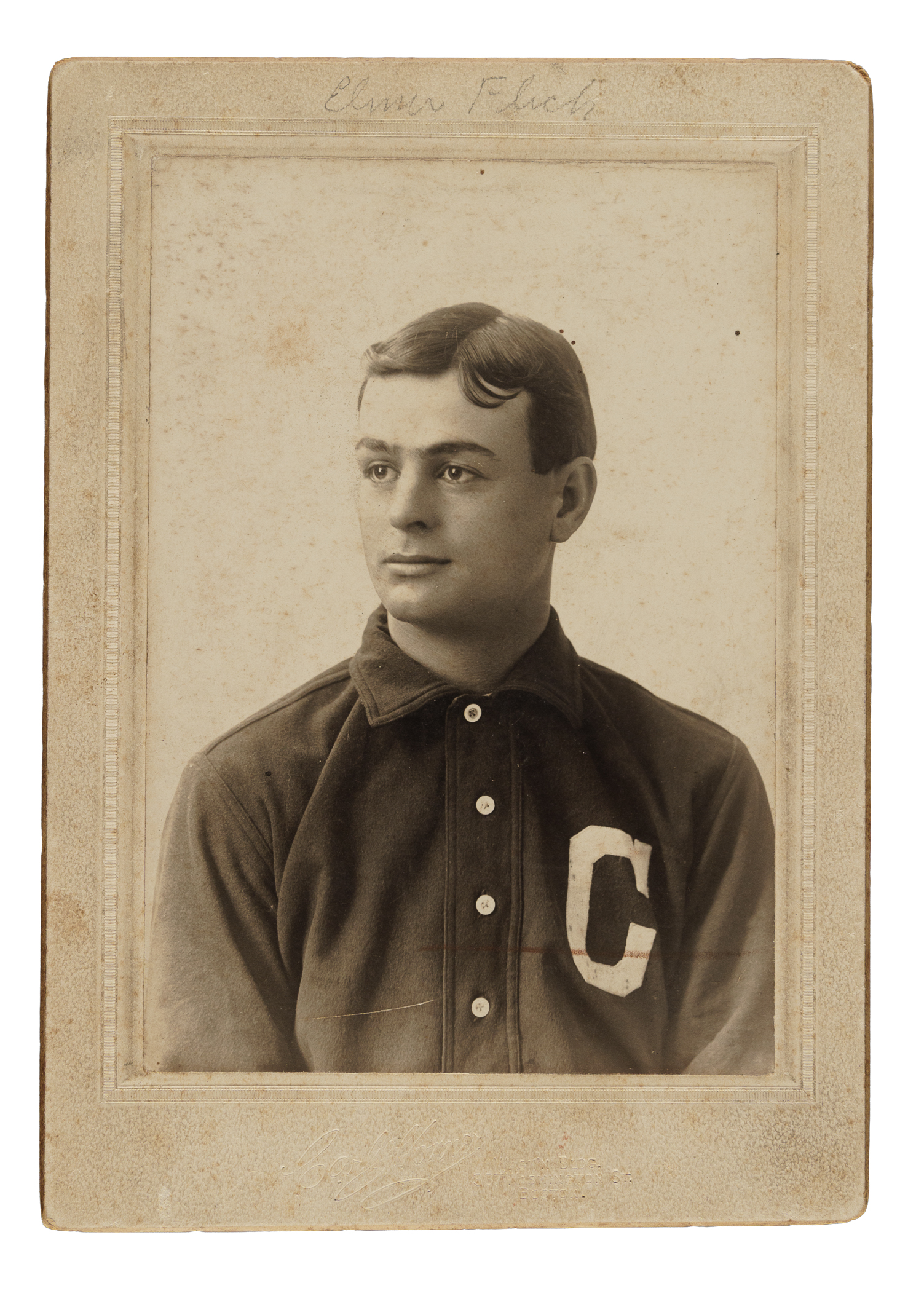 Elmer Flick Original Carl Horner Cabinet Photograph - Used for His W600 ...