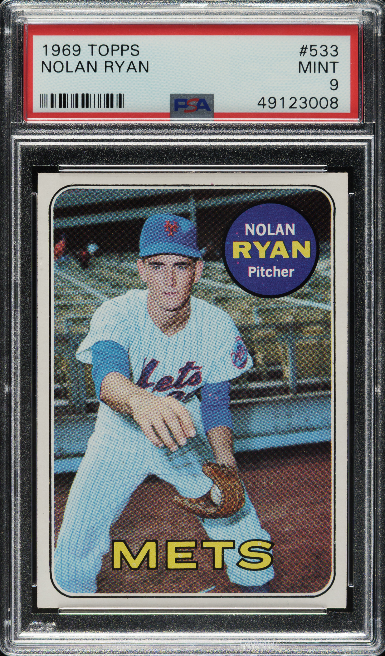 1969 Topps #533 Nolan Ryan PSA MINT 9 | REA Archive