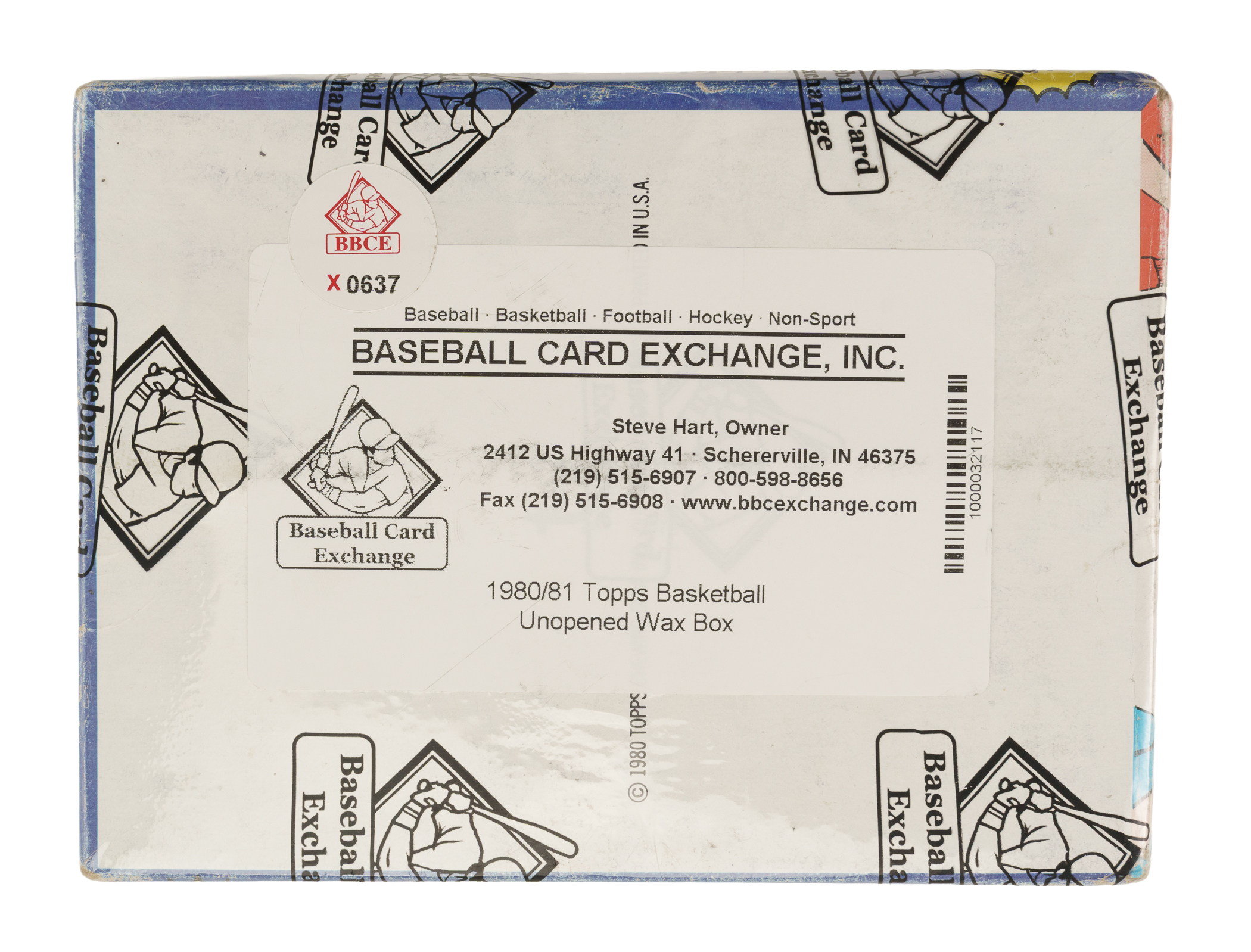 1980-1981 Topps Basketball Unopened Wax Box (36 Packs) - BBCE - Larry ...