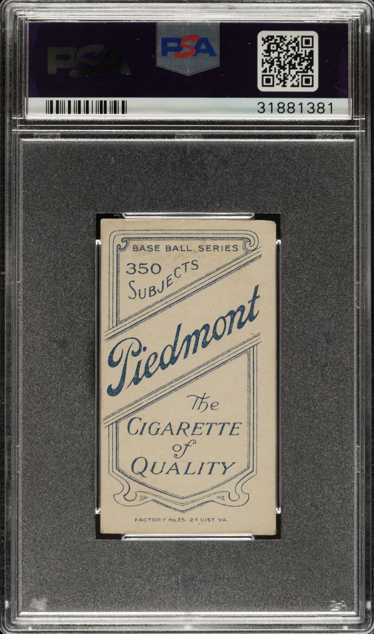 1909-1911 T206 White Border Ty Cobb Bat Off Shoulder PSA VG-EX+ 4.5 | REA Archive