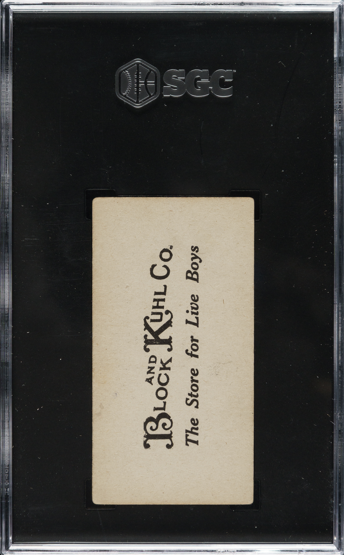 Extremely Rare 1916 M101-4 Block & Kuhl Co. #72 Clark Griffith SGC VG ...