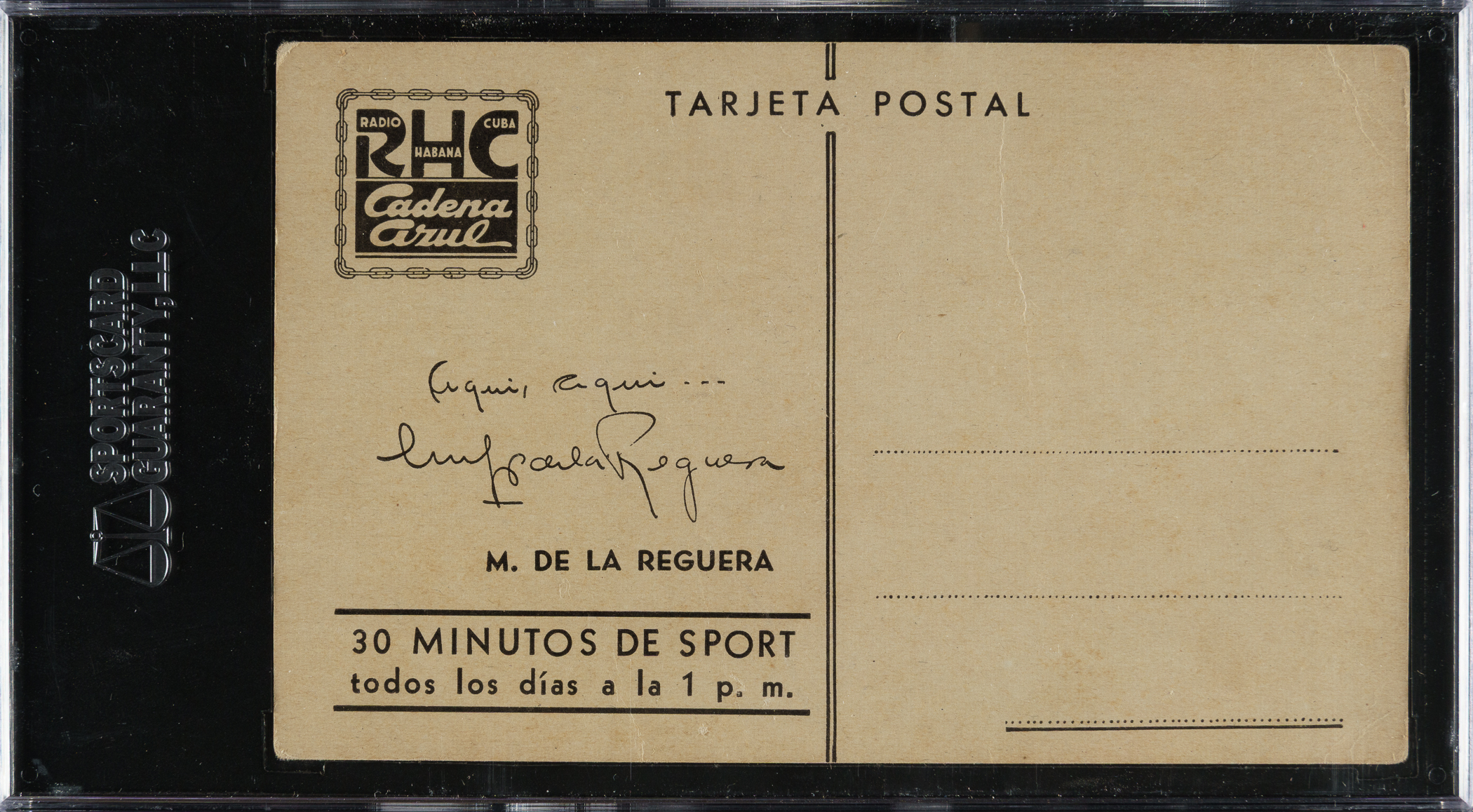 Circa 1940s Radio Havana Cuba St. Louis Cardinals Postcard with Enos ...